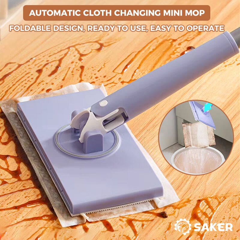 SAKER® Automatic Cloth Changing Mini Mop – Sakertool