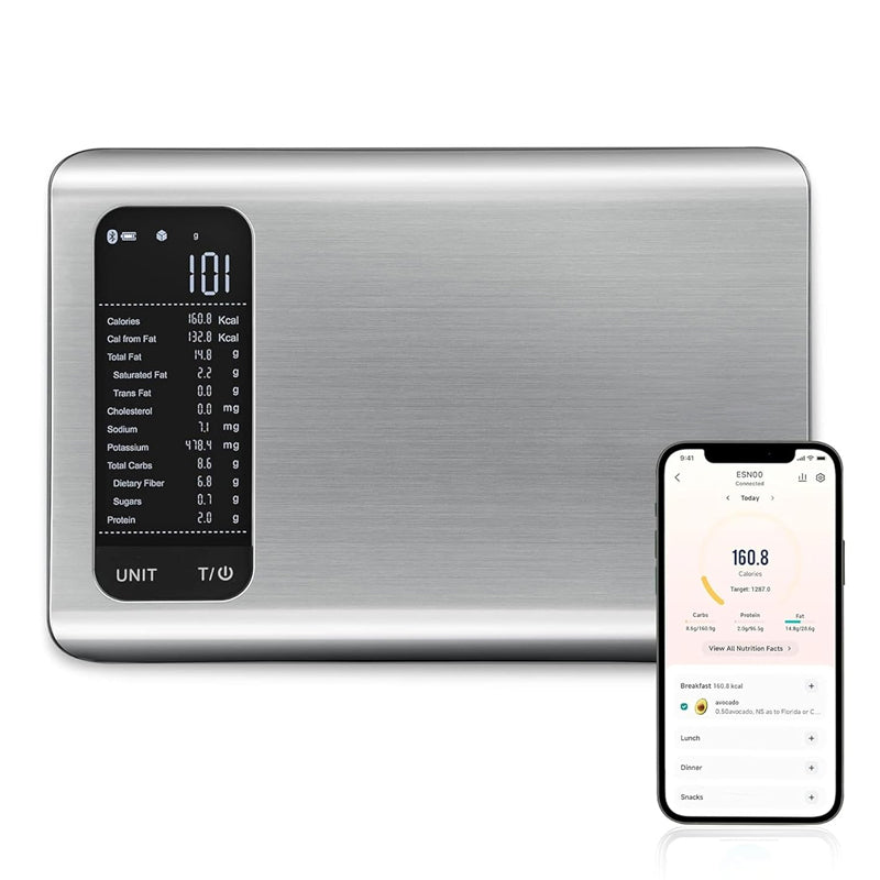 Sakerplus® Smart Nutrition Tracking Kitchen Scale for Health-Conscious ...