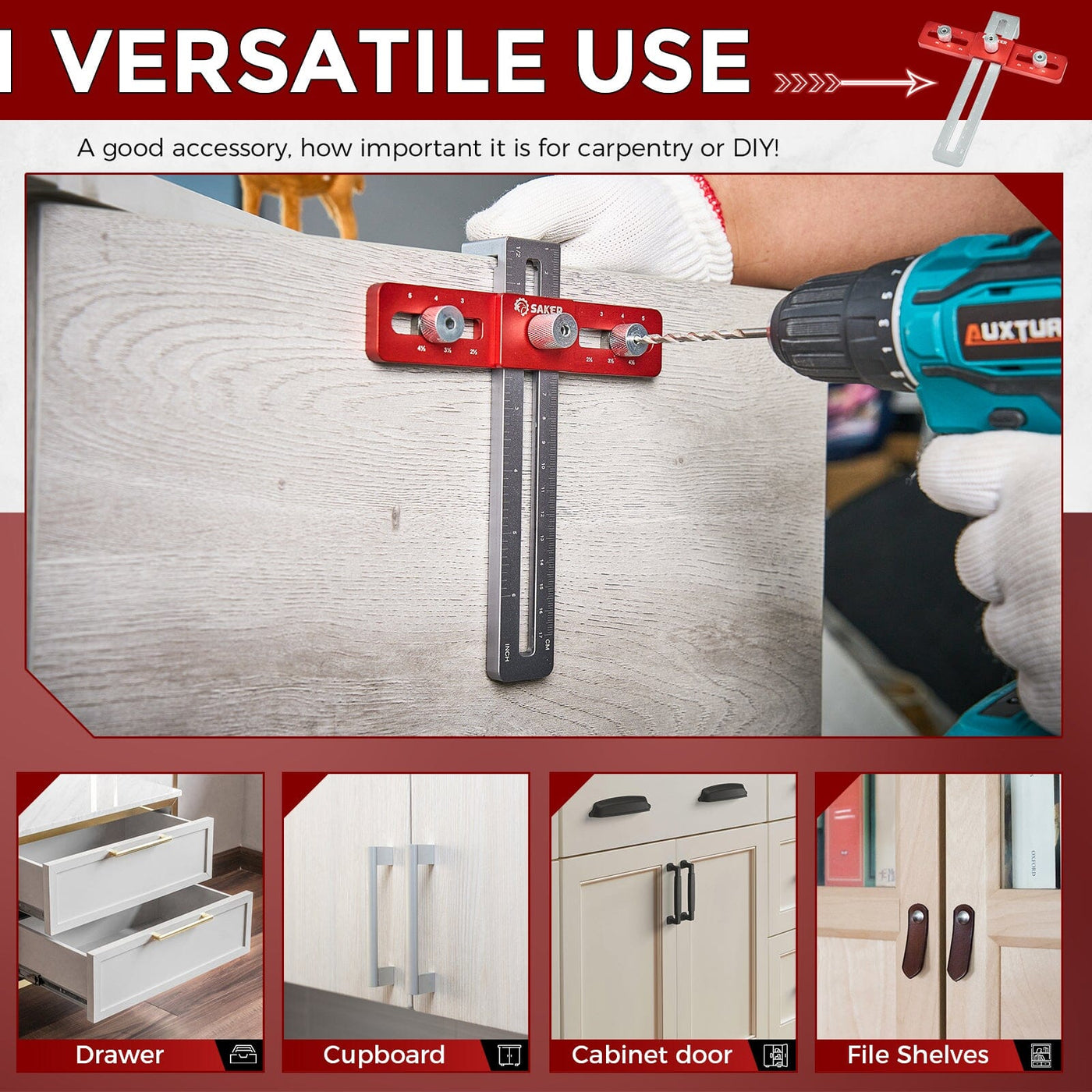 SAKER® Cabinet Door Mounting Jig – Sakertool