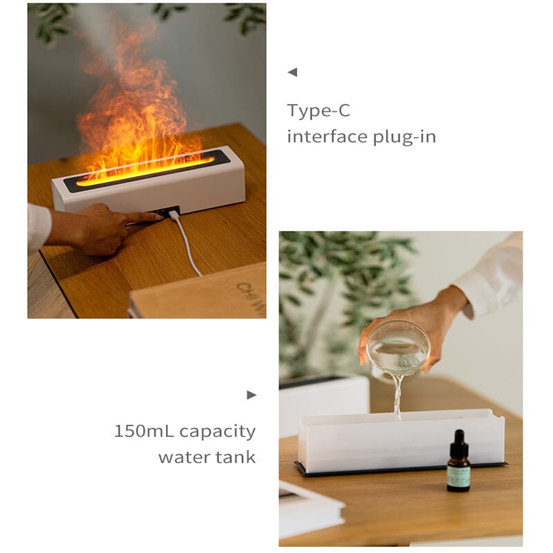 SAKER® 3D Simulation Flame Oil Diffuser – Sakertool