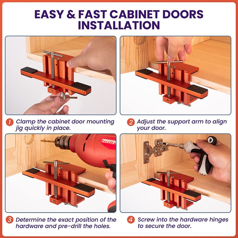 SAKER® Cabinet Door Mounting Jig – Sakertool