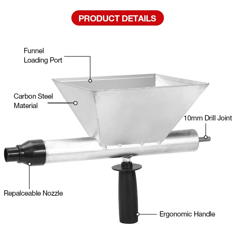 SAKER® Electric Mortar Grout Gun – Sakertool